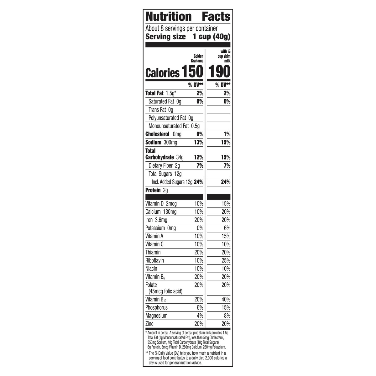 Golden Grahams Breakfast Cereal General Mills 11.7 oz | Shipt