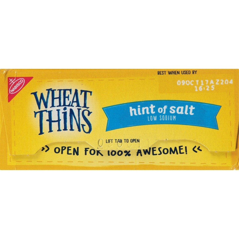 Wheat Thins Hint Of Salt Low Sodium Whole Grain Snacks - 8.5oz 8.5 oz ...