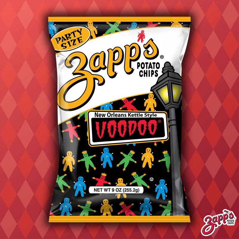 Zapp's New Orleans Kettle Style Voodoo Potato Chips - 8oz 8 oz | Shipt