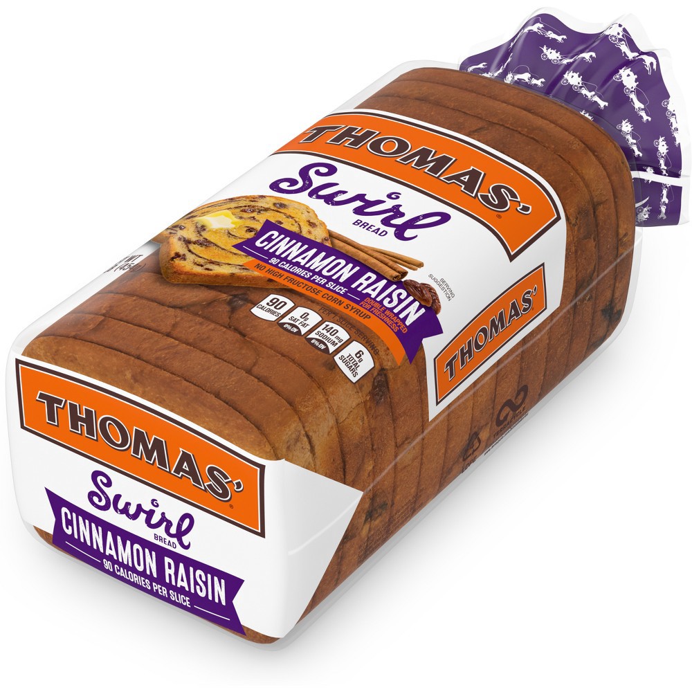 Thomas' Cinnamon Raisin Swirl Breakfast Bread 16 Oz 16 oz | Shipt
