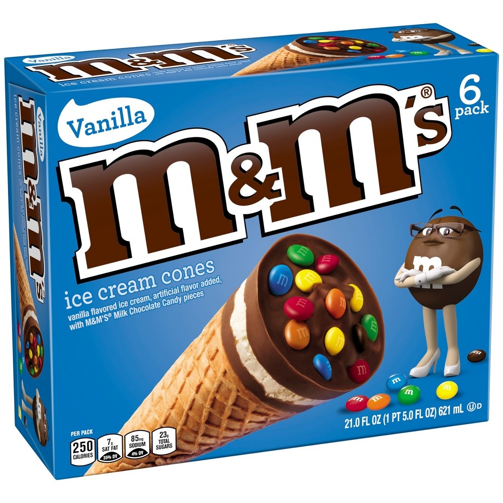M&M's Ice Cream Cone 6 ct | Shipt