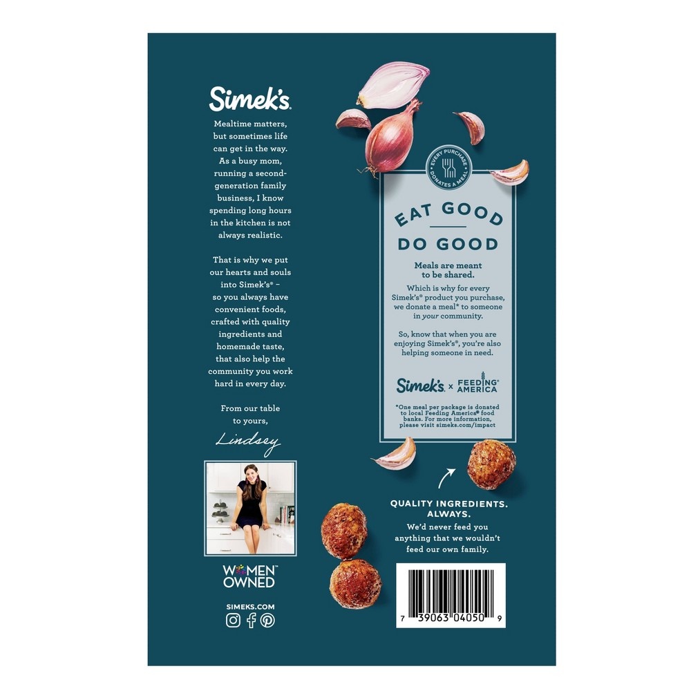 SIMEK's Original Beef Meatballs - Frozen - 22oz 22 oz | Shipt