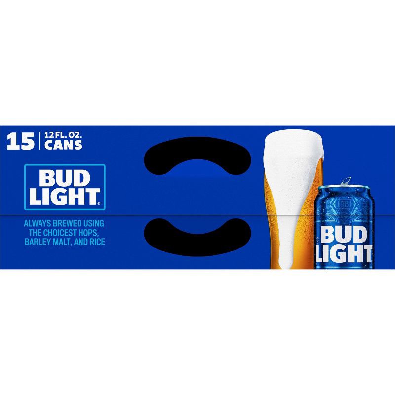 Bud Light Beer - 15pk/12 fl oz Cans 15 ct; 12 fl oz | Shipt