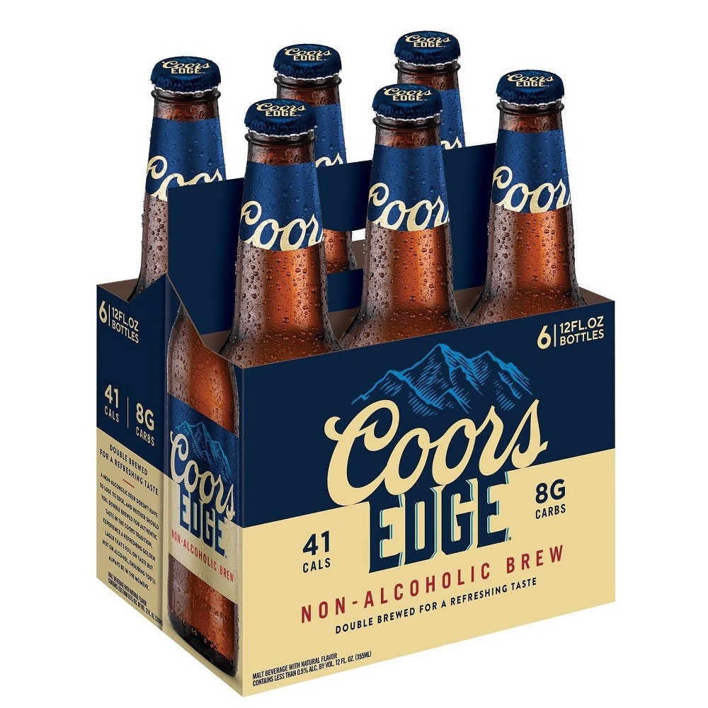 Coors Edge Non-Alcoholic Brew 6 ct, 12 fl oz | Shipt