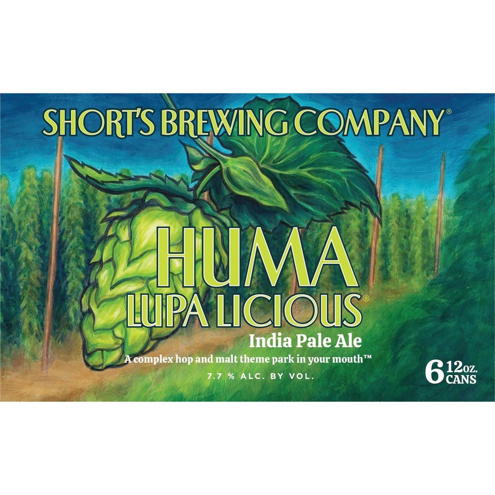 Short's Brew Short's Huma Lupa Licious IPA Beer - 6pk/12 fl oz Cans 6 ...