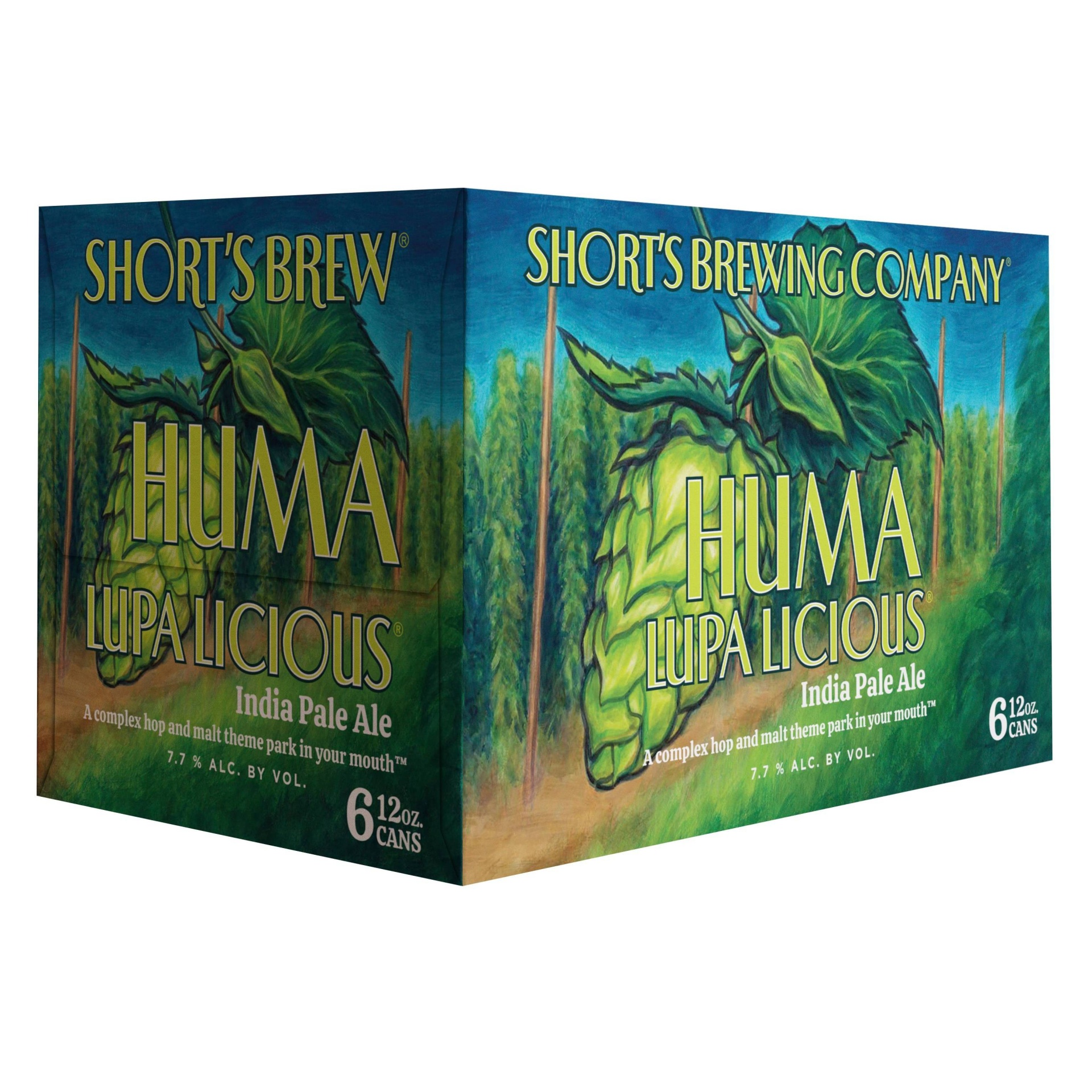 Short's Brew Short's Huma Lupa Licious IPA Beer - 6pk/12 fl oz Cans 6 ...
