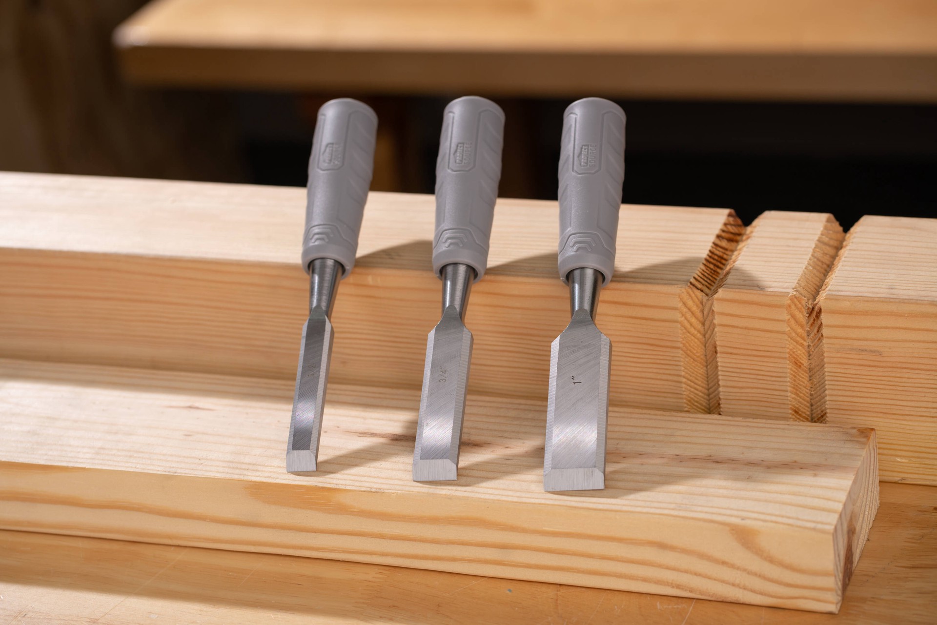 Project Source 3 -Pack Woodworking Chisel Set 1 ct | shipt