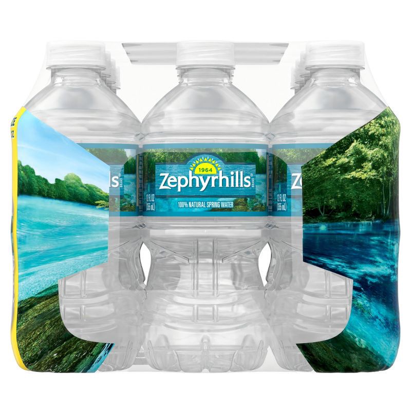 Zephyrhills Brand 100% Natural Spring Water - 12pk/12 fl oz Bottles 12 ...