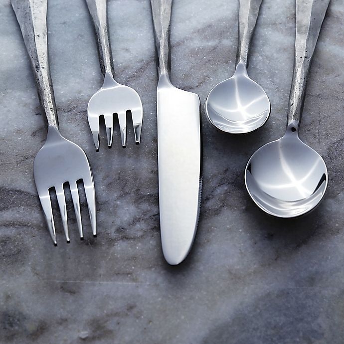 INOX Artisans Ridge Flatware Set - Steel 20 ct | Shipt