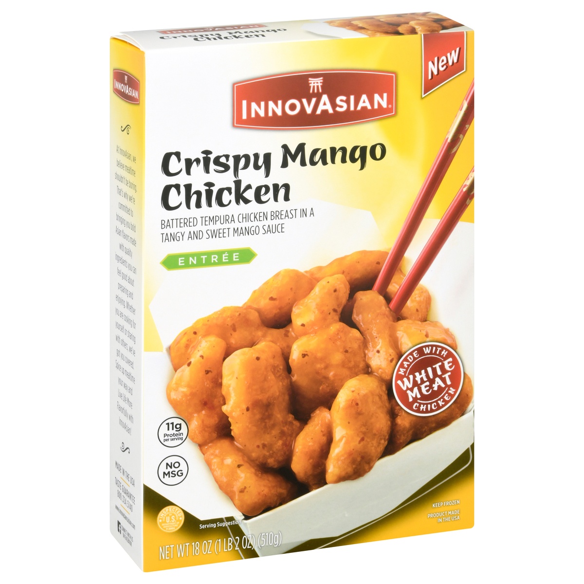 InnovAsian Crispy Mango Chicken Entree 18 oz | Shipt