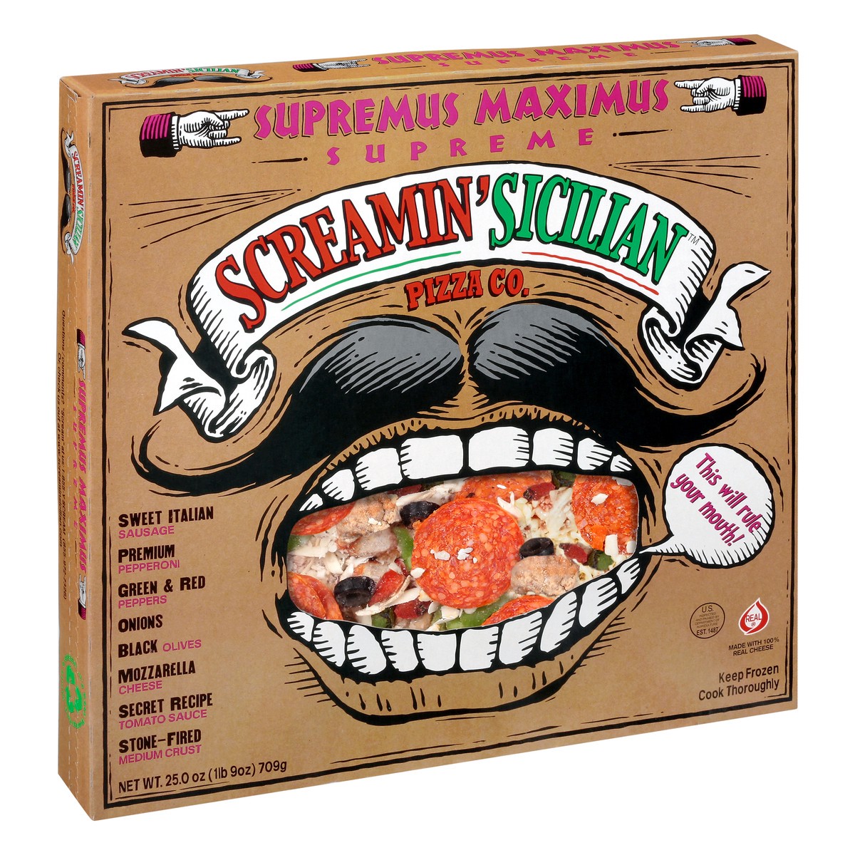 Screamin' Sicilian Supremus Maximus Pizza 25 oz | Shipt