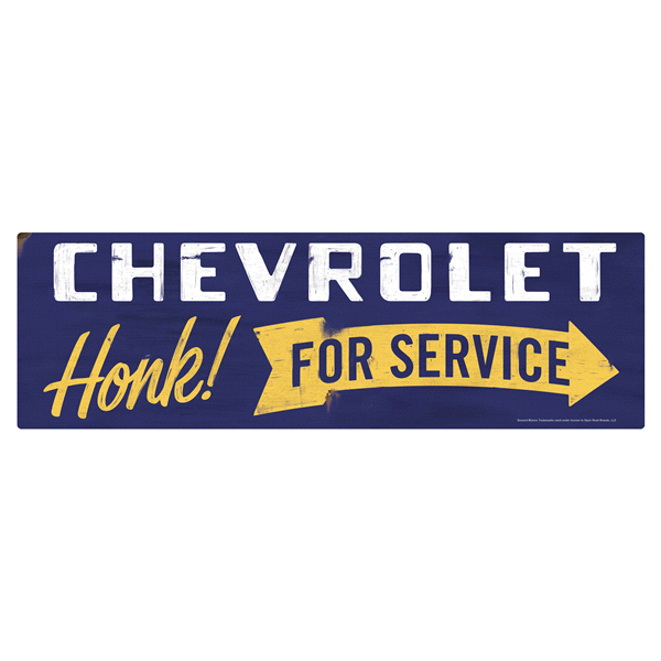 Open Road Chevy Honk For Service Metal Sign 1 ct | Shipt
