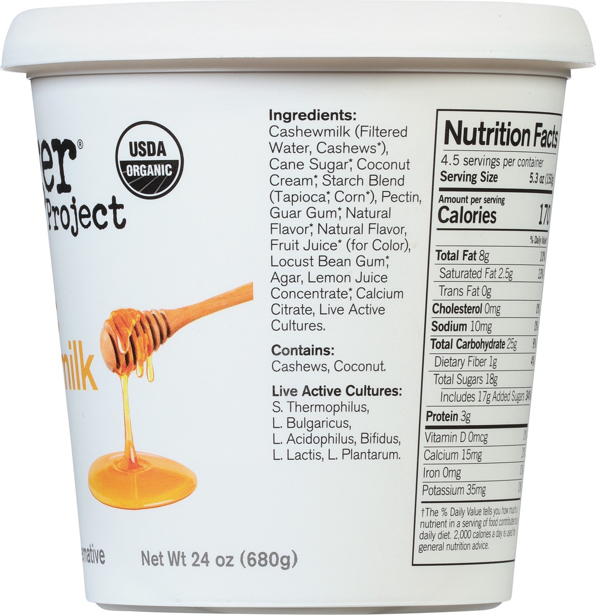 Forager Project Probiotic Organic Dairy-Free Honey Alternative ...