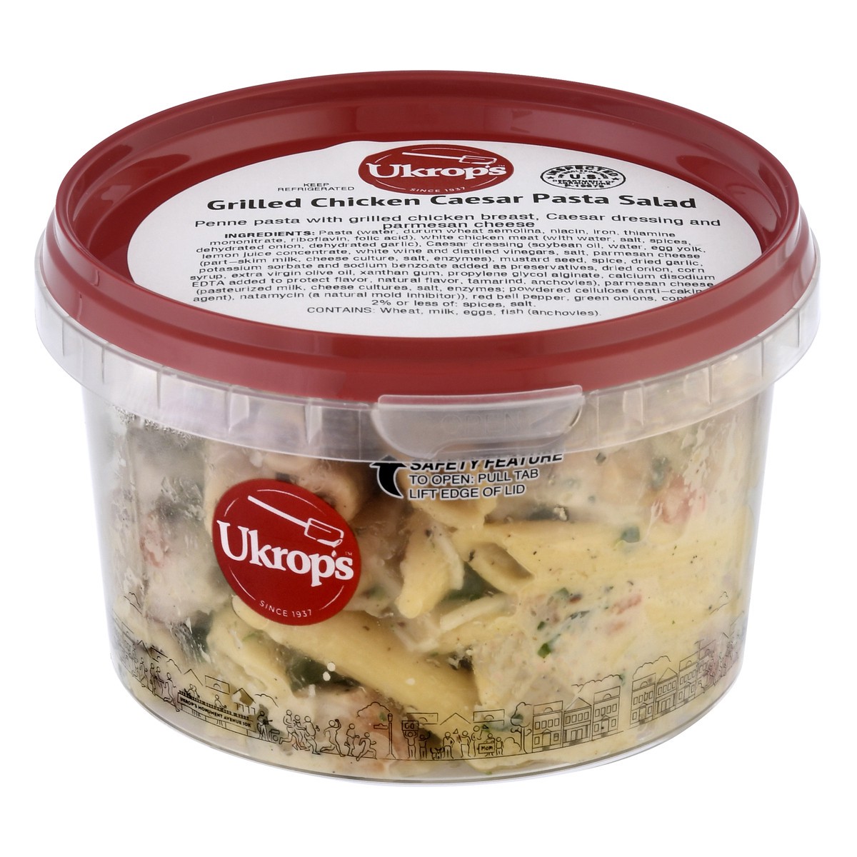 Ukrop's Grilled Chicken Caesar Pasta Salad 10 oz 10 oz | Shipt
