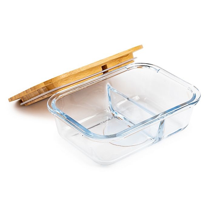 Core Kitchen Divided Glass Food Storage Container 20 oz | Shipt