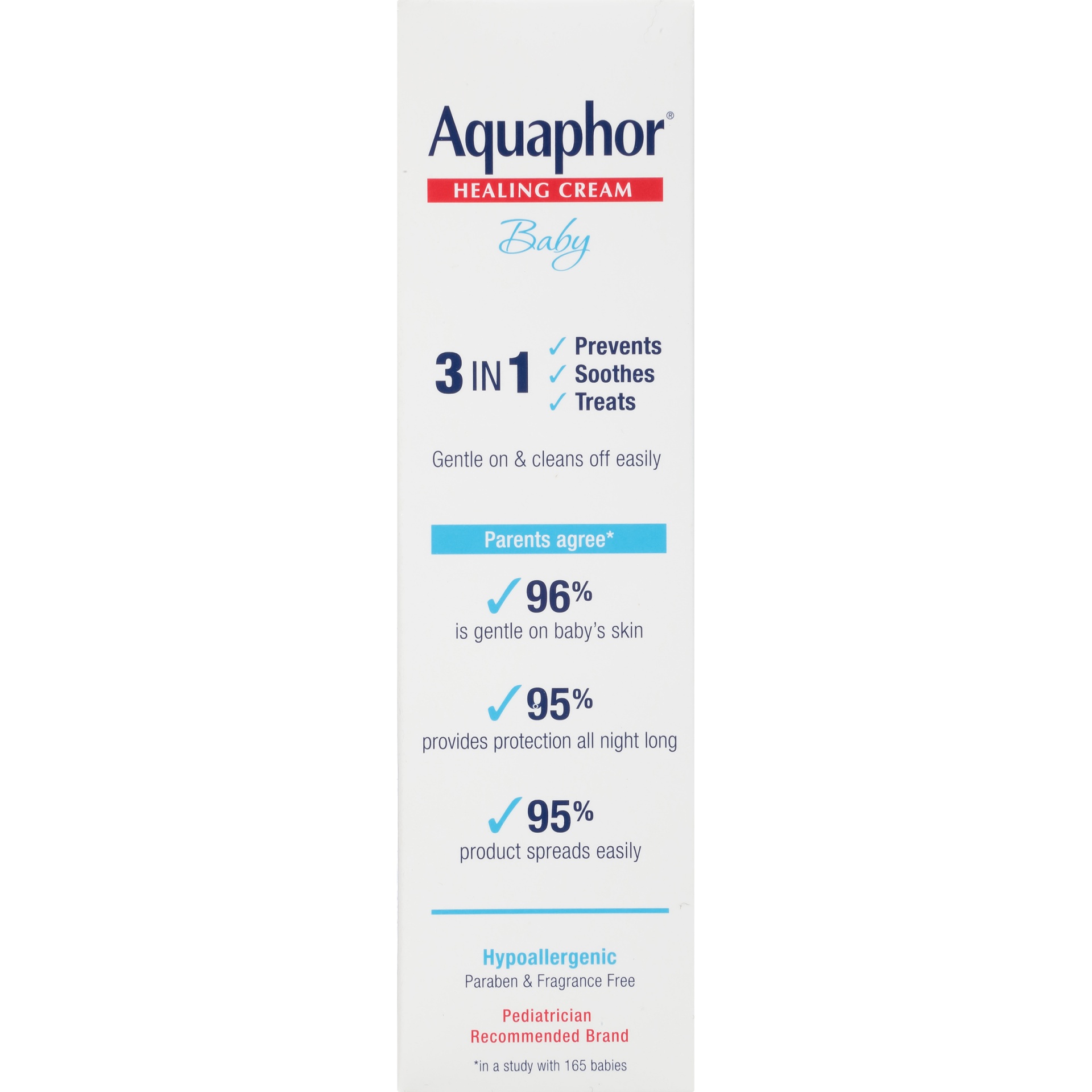 Aquaphor Baby 3-in-1 Diaper Rash Cream 3.5 oz | Shipt