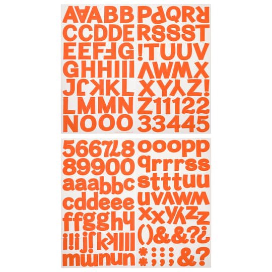 Block Alphabet & Number Stickers By Recollections | Shipt