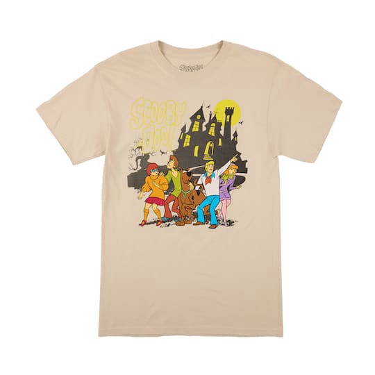 Bioworld Scooby Doo Halloween Haunted House Adult Crew Neck T-Shirt | Shipt