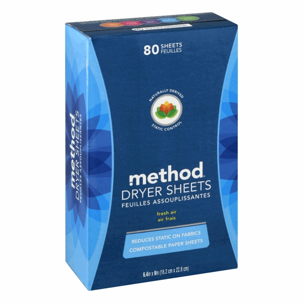 Method Fresh Air Dryer Sheets 80 bc | Shipt