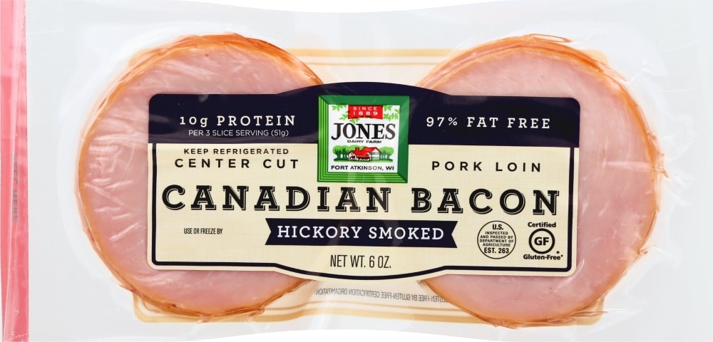 Jones Canadian Bacon 6 oz | Shipt