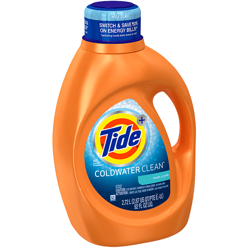 Tide Cold Water 2X Fresh Scent Liquid Detergent 92 fl oz | Shipt