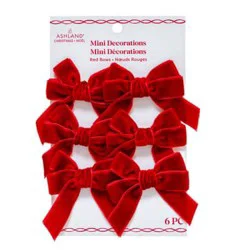 Mini Red Bows, 6ct. By Ashland 6 ct | shipt