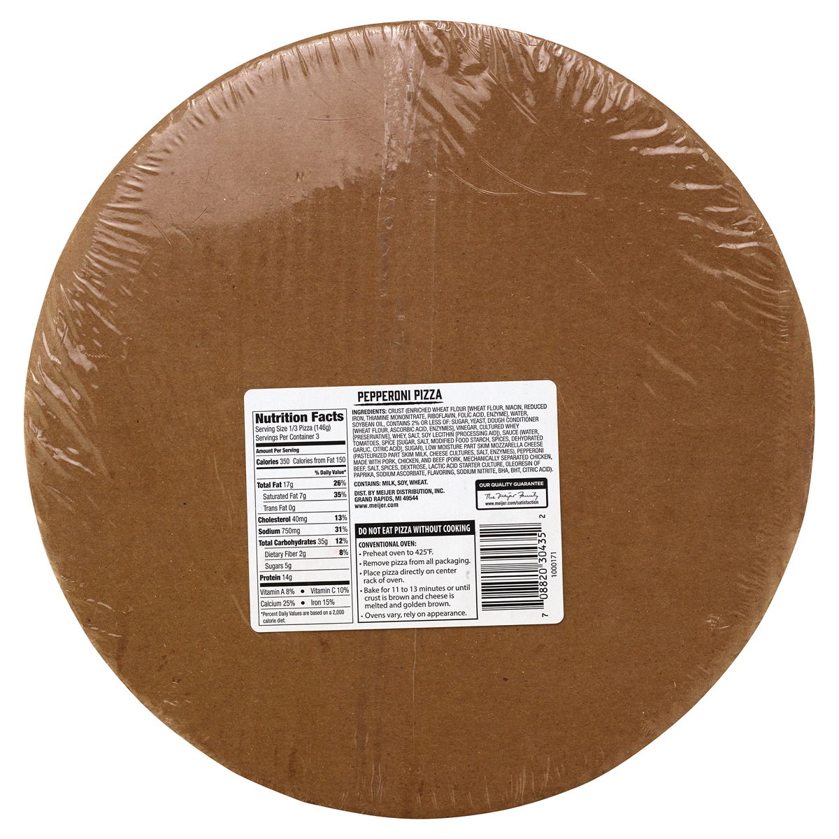 Meijer Pepperoni Thin Crust Pizza 15.4 oz | Shipt