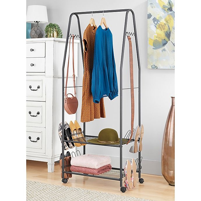 Whitmor Multi-Functional Garment Rack - Black 1 ct | Shipt