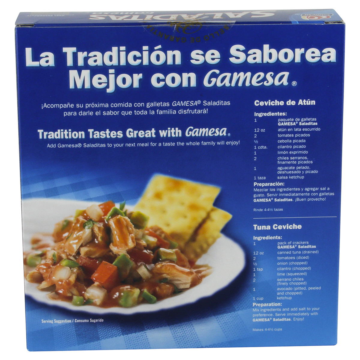 Gamesa Saladitas Crackers 14.6 oz | Shipt