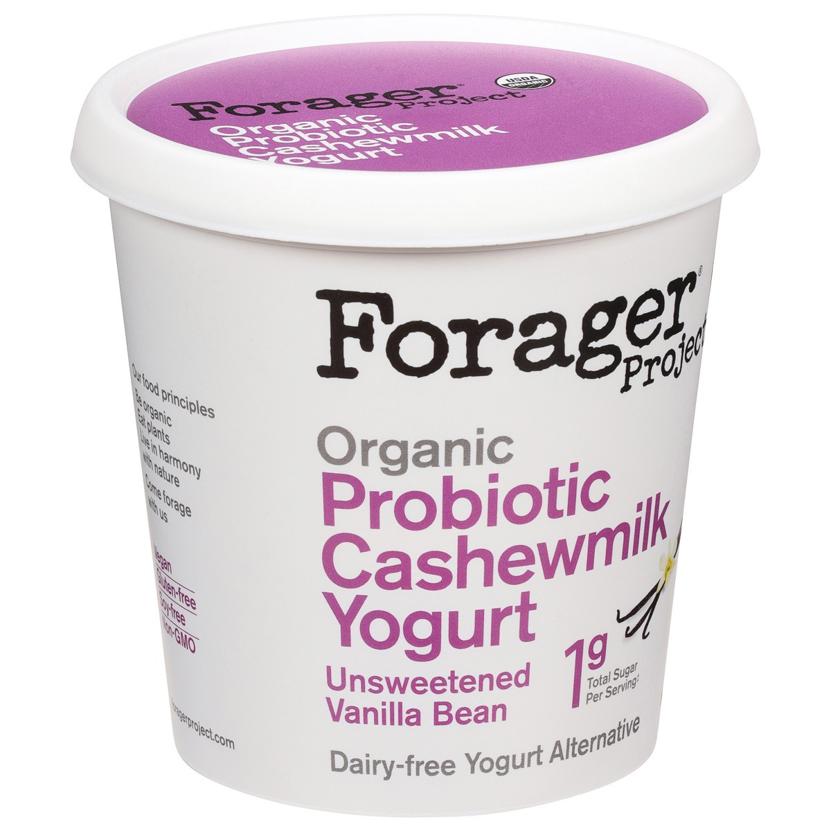 Forager Project Organic Dairy Free Cashewmilk Yogurt, Unsweetened ...