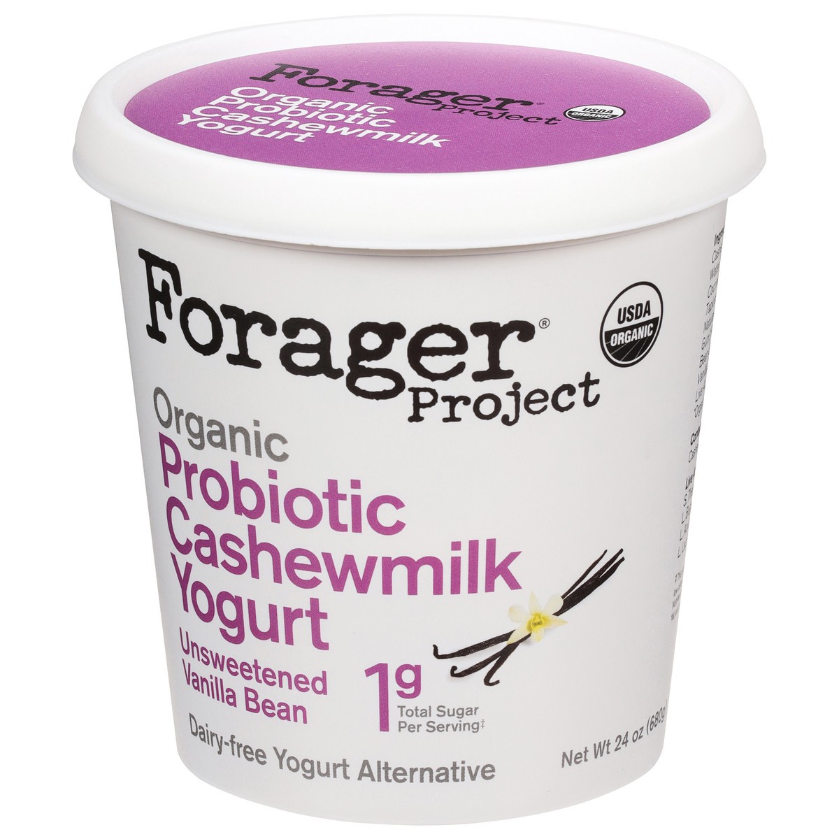 Forager Project Organic Dairy Free Cashewmilk Yogurt, Unsweetened ...