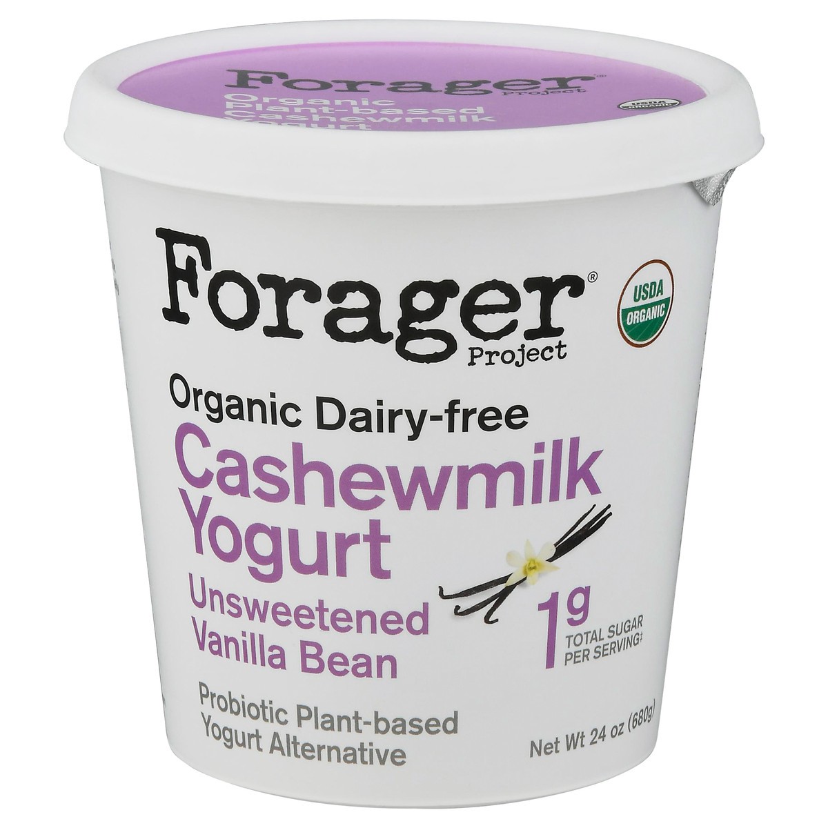 Forager Project Organic Dairy Free Cashewmilk Yogurt, Unsweetened ...