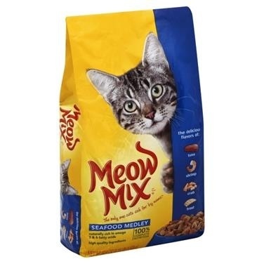 Meow Mix Seafood Medley Dry Cat Food 18 oz | Shipt
