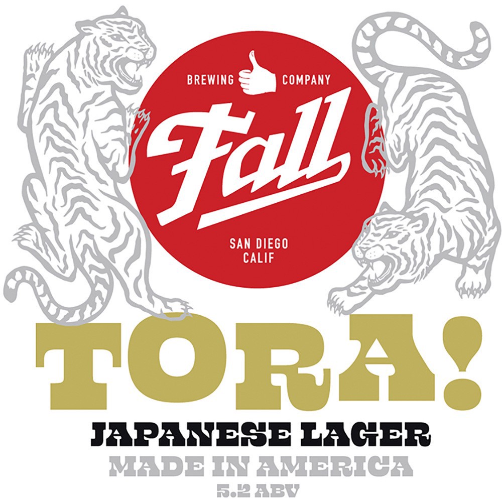 Fall Brewing Company Japanese Lager Tora! Beer 6 - 12 fl oz Cans 6 ct | shipt