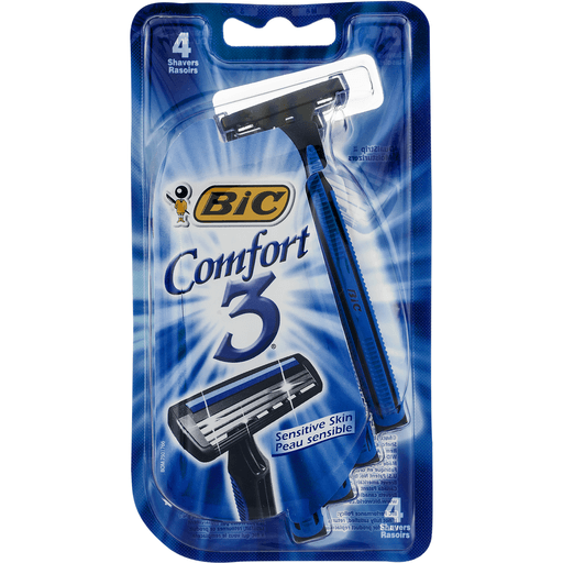 BIC Comfort 3 Disposable Razors - Sensitive Skin 4 ct | Shipt