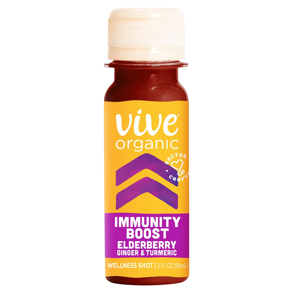 Vive Organic Immunity Boost Elderberry, Ginger & Turmeric Wellness Shot ...