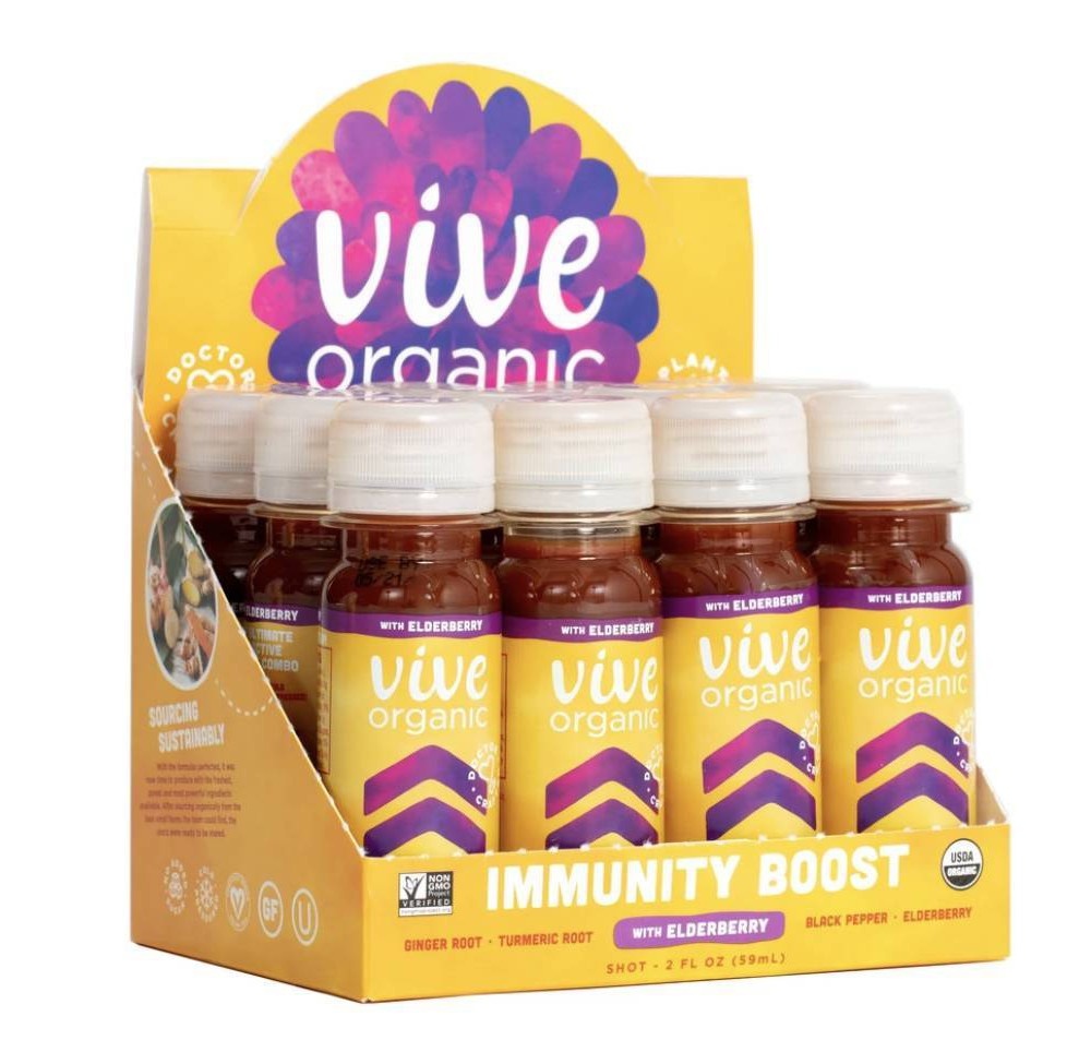 Vive Organic Immunity Boost Elderberry Shot 2 fl oz | Shipt