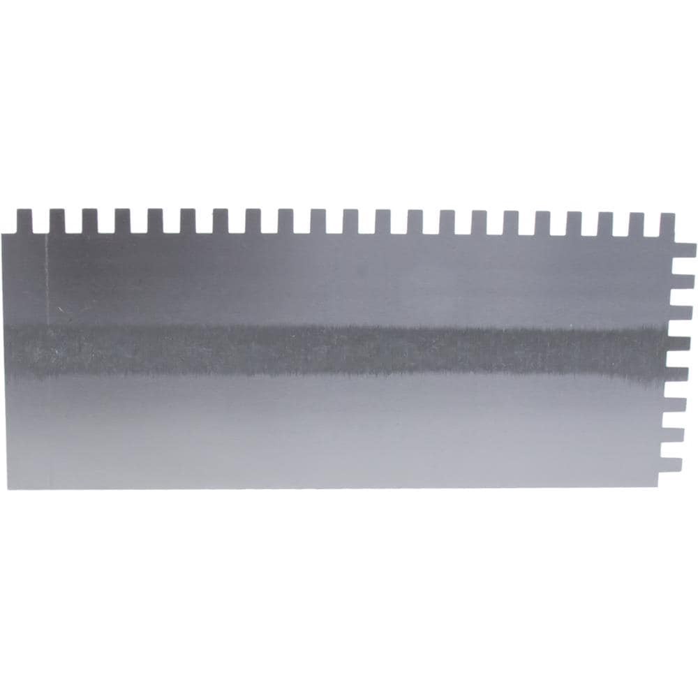 Marshalltown 1/4-in x 3/8-in x 1/4-in Ground steel Square notch Ceramic ...