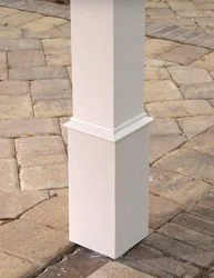 Screen Tight Colonial 6-in PVC Square Column Cap and Base Kit | Shipt
