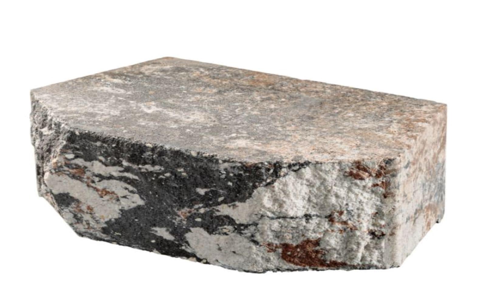 Oldcastle 4-in H x 11.5-in L x 7.5-in D Napoli Concrete Retaining wall ...