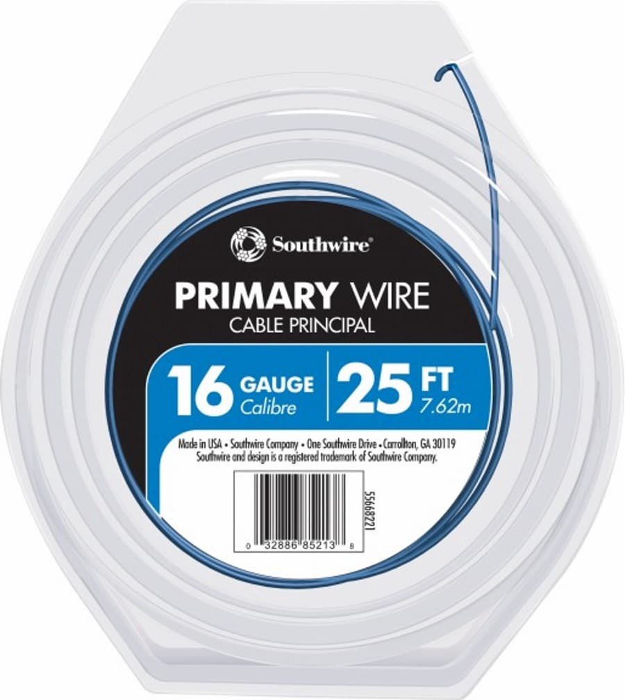 Southwire 25-ft 16 -AWG Stranded Blue GPT Primary Wire | Shipt