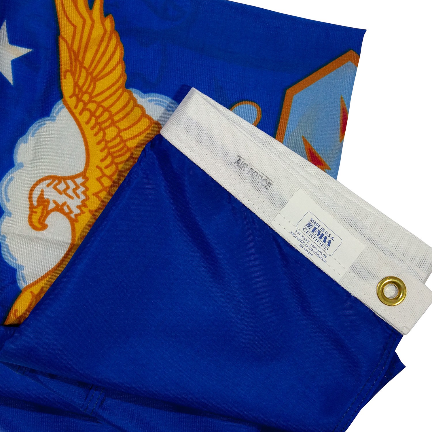 Valley Forge Flag 5.23-ft W x 2.92-ft H Military Air Force Flag 1 ct ...