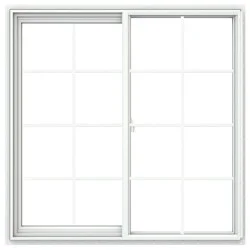JELD-WEN V-2500 47-1/2-in x 47-1/2-in White Exterior White Interior ...