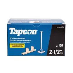 Tapcon 100 -Pack 2-1/2-in Washered Drive pin 1 ct | shipt