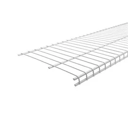 Project Source 12-in White Universal Wire Shelf 1 ct | shipt