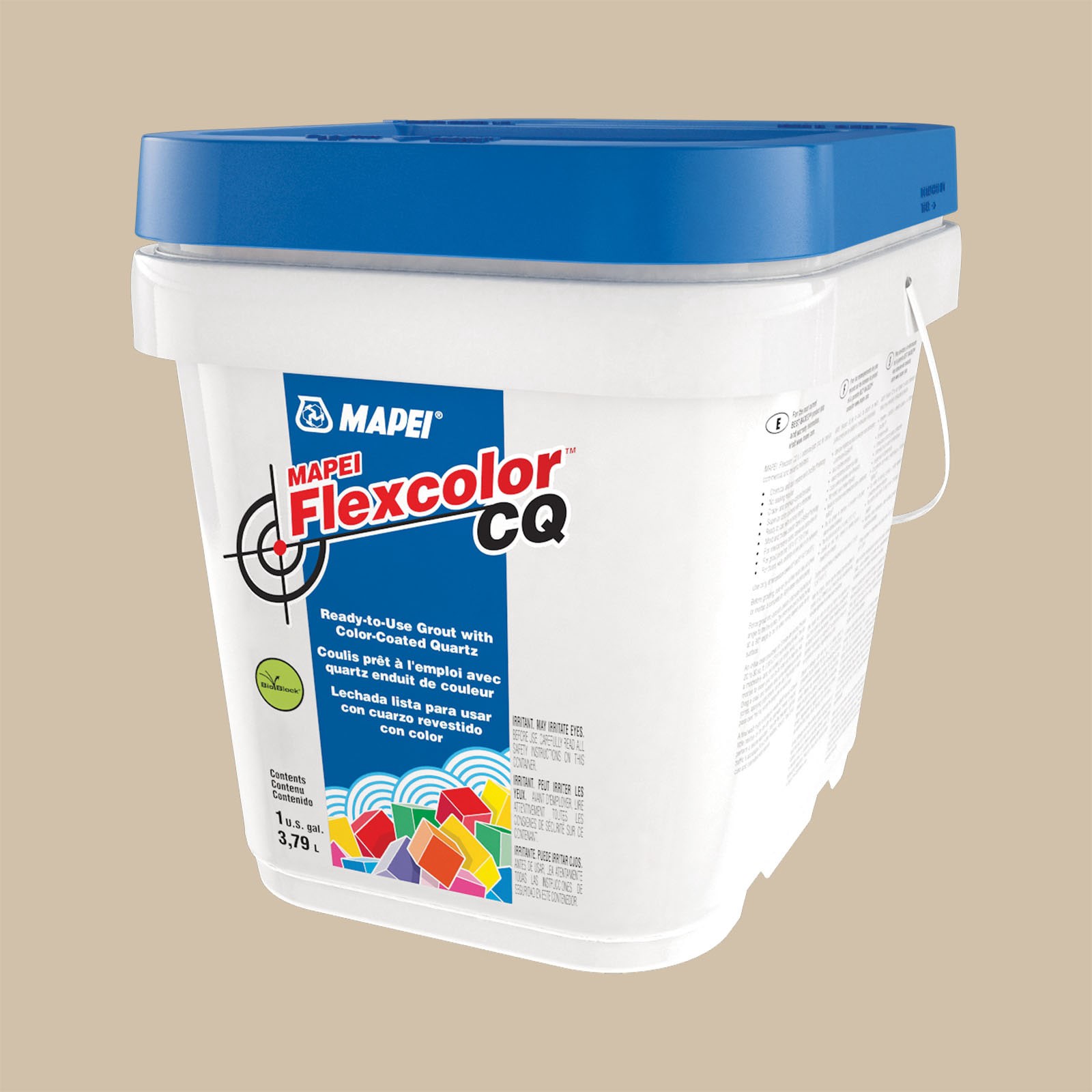 MAPEI Flexcolor CQ Bone #5015 Sanded Acrylic Premix Grout (1-Gallon) 1 ...