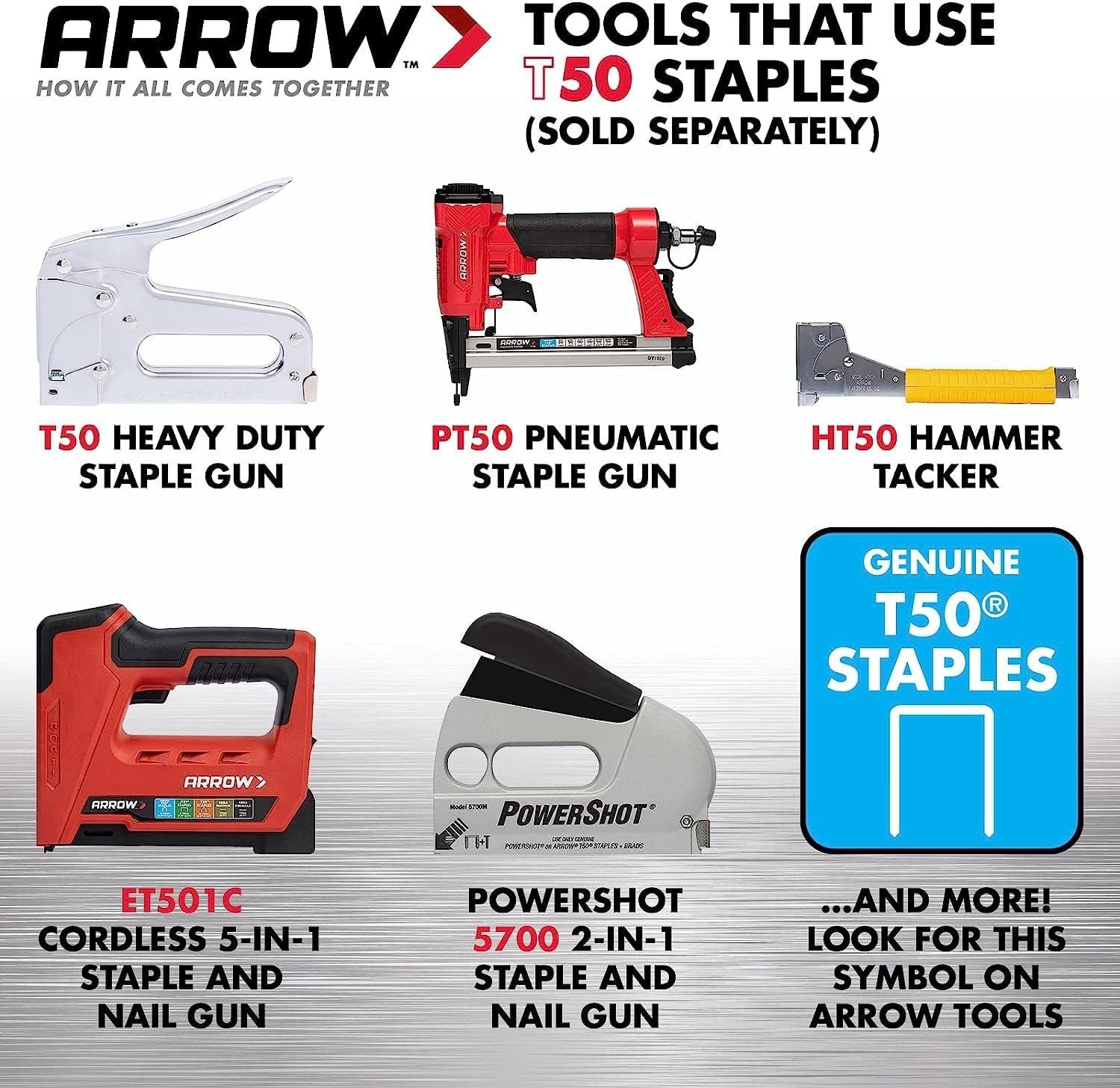 Arrow 1/4-in Leg x 3/8-in 20 -Gauge Heavy-duty staples 1250 -Per Box 1 ...