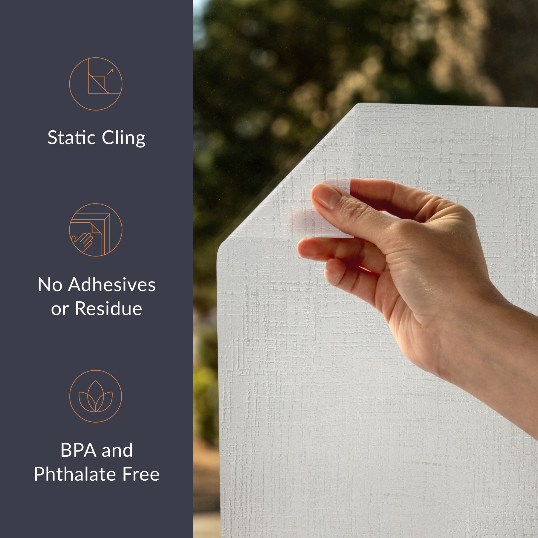 Style Selections Linen 24-in x 36-in Privacy Decorative Window Film 1 ...