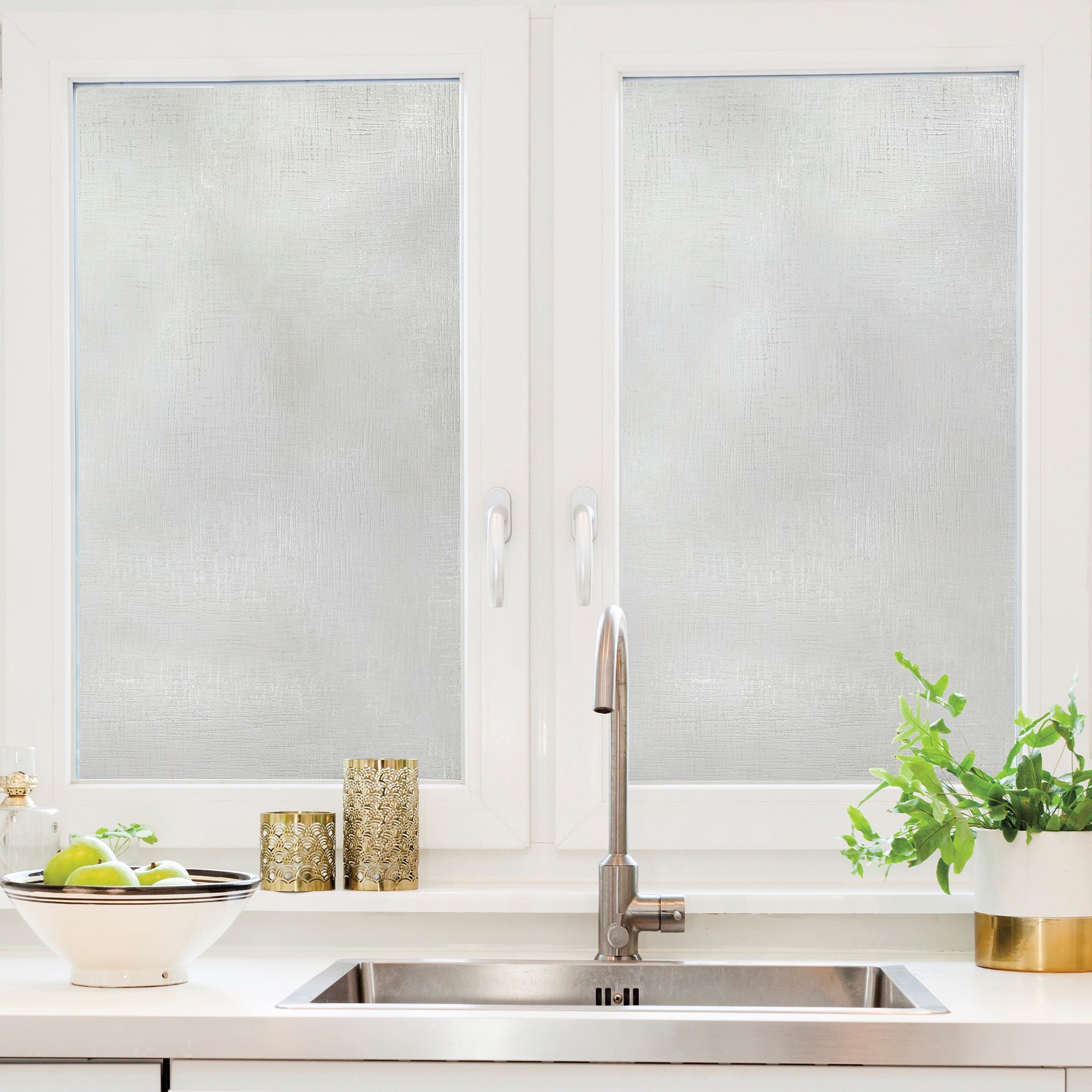 Style Selections Linen 24-in x 36-in Privacy Decorative Window Film 1 ...