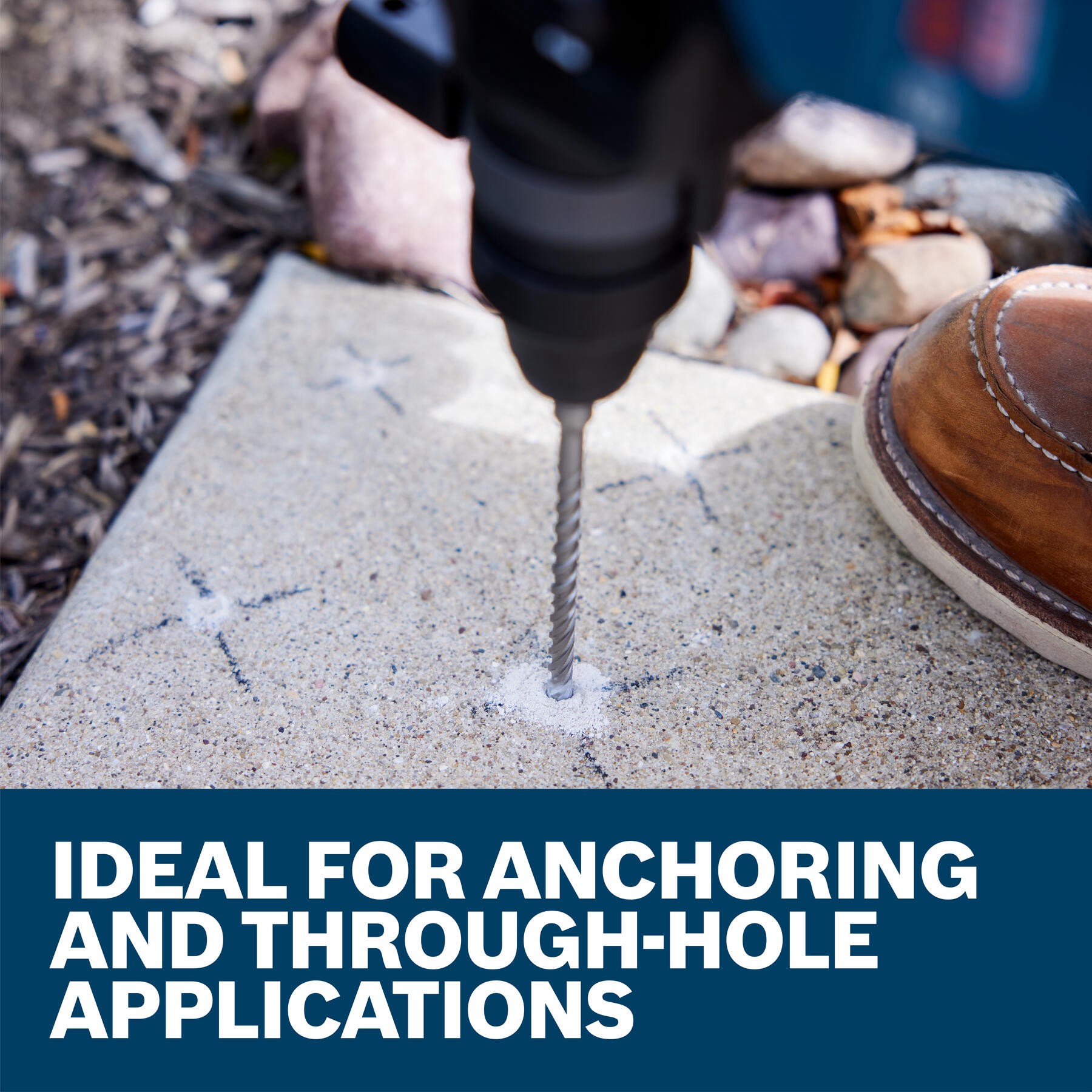 Bosch Bulldog Xtreme8 8-Cutter 1/2-in x 12-in Carbide Masonry Drill Bit ...